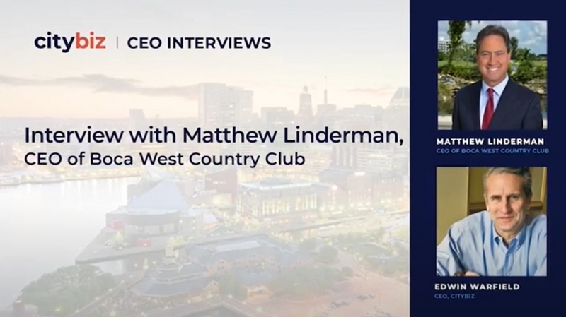 Interview with Matthew Linderman, CEO at Boca West Country Club