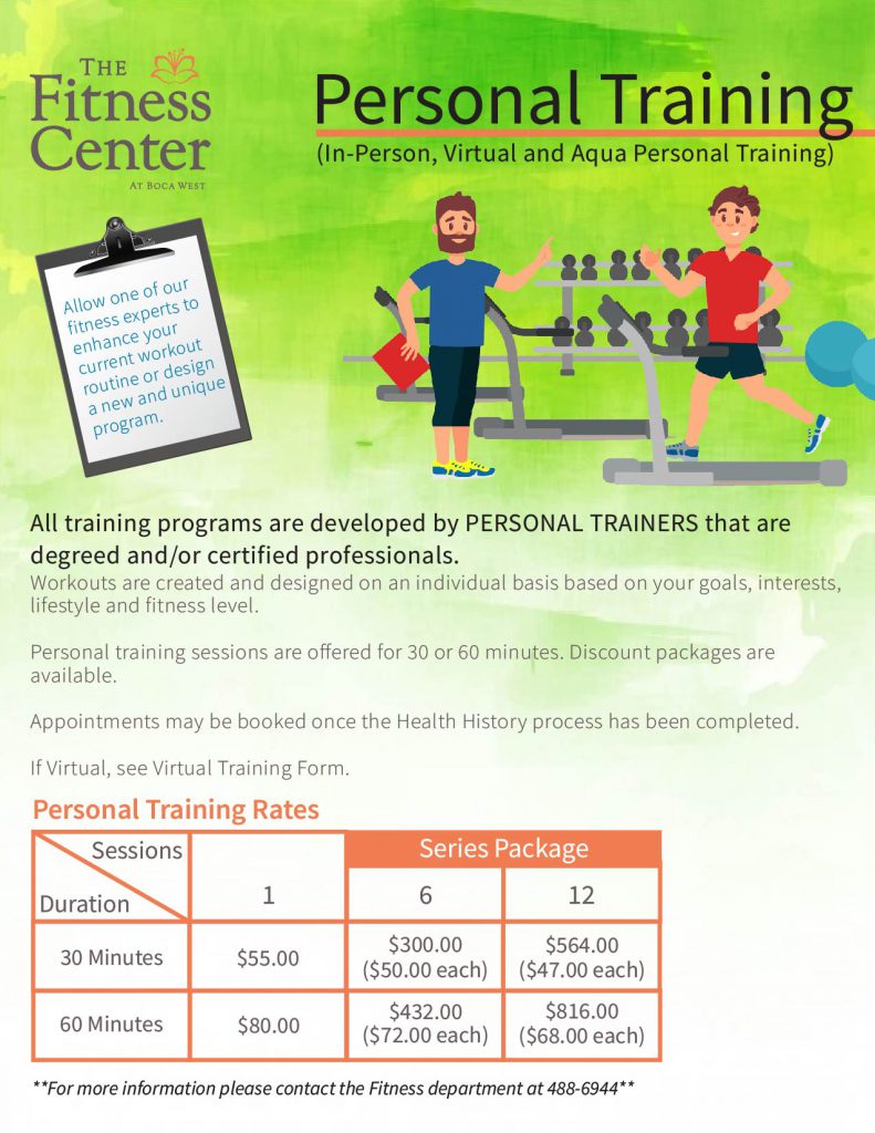 Boca West | Group Exercise Schedule