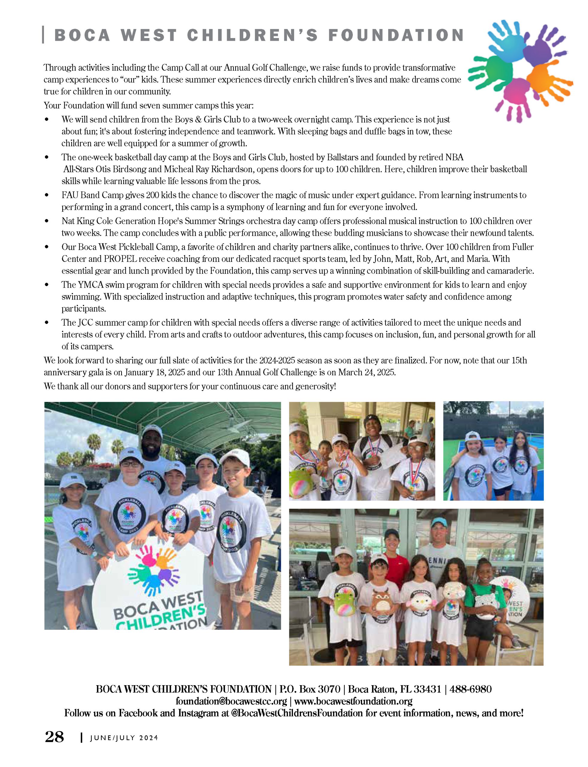 Boca West | Charities and Organizations