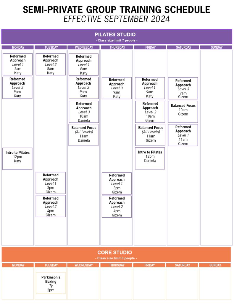 Boca West | Group Exercise Schedule