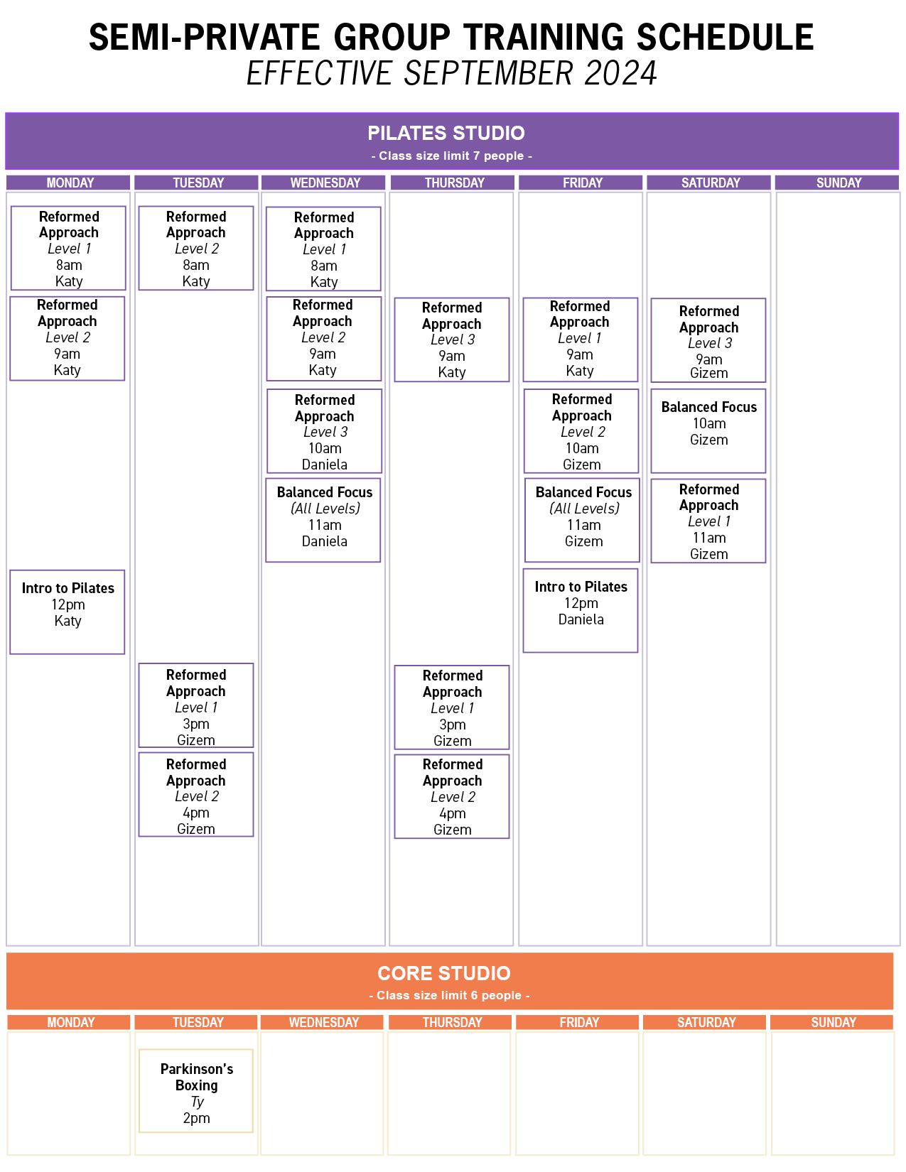 Boca West | Group Exercise Schedule