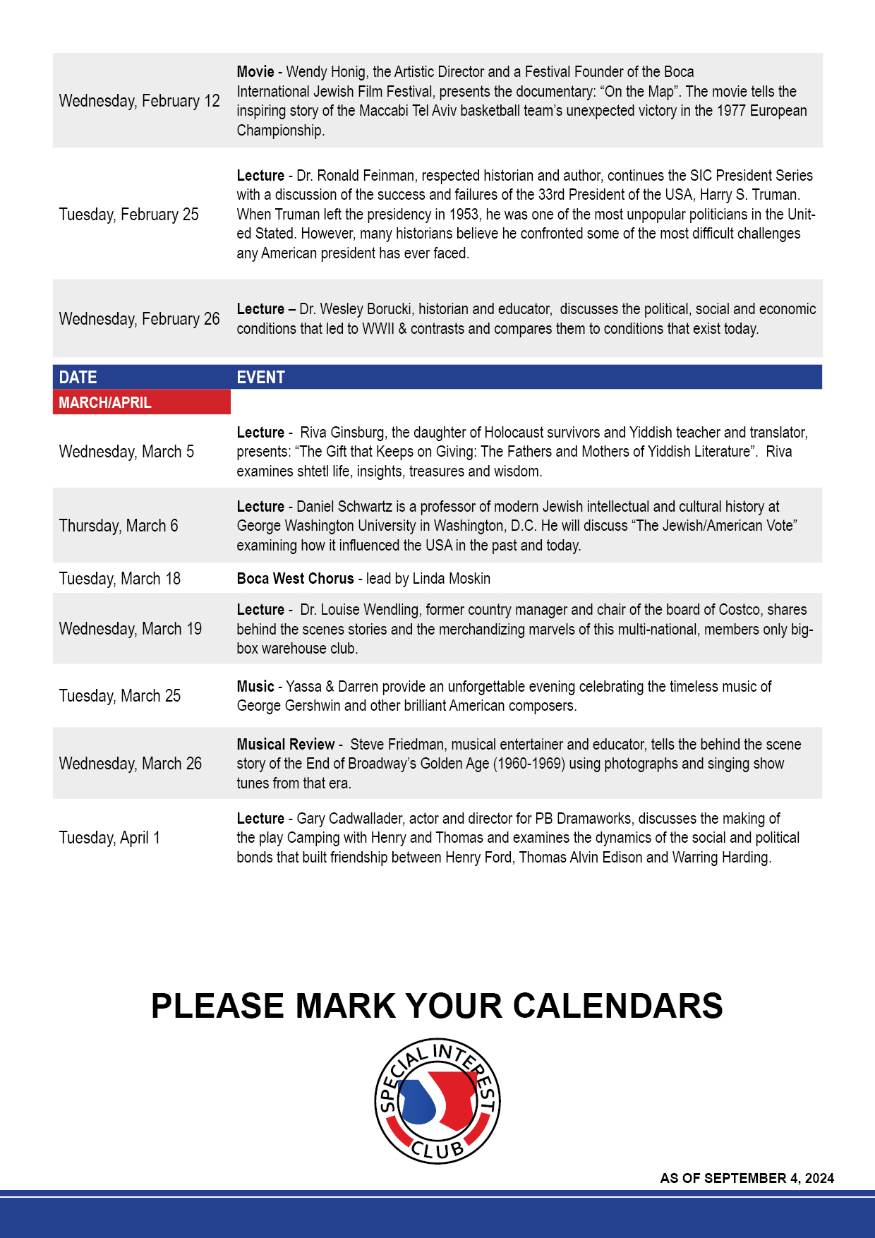 Boca West | Charities and Organizations